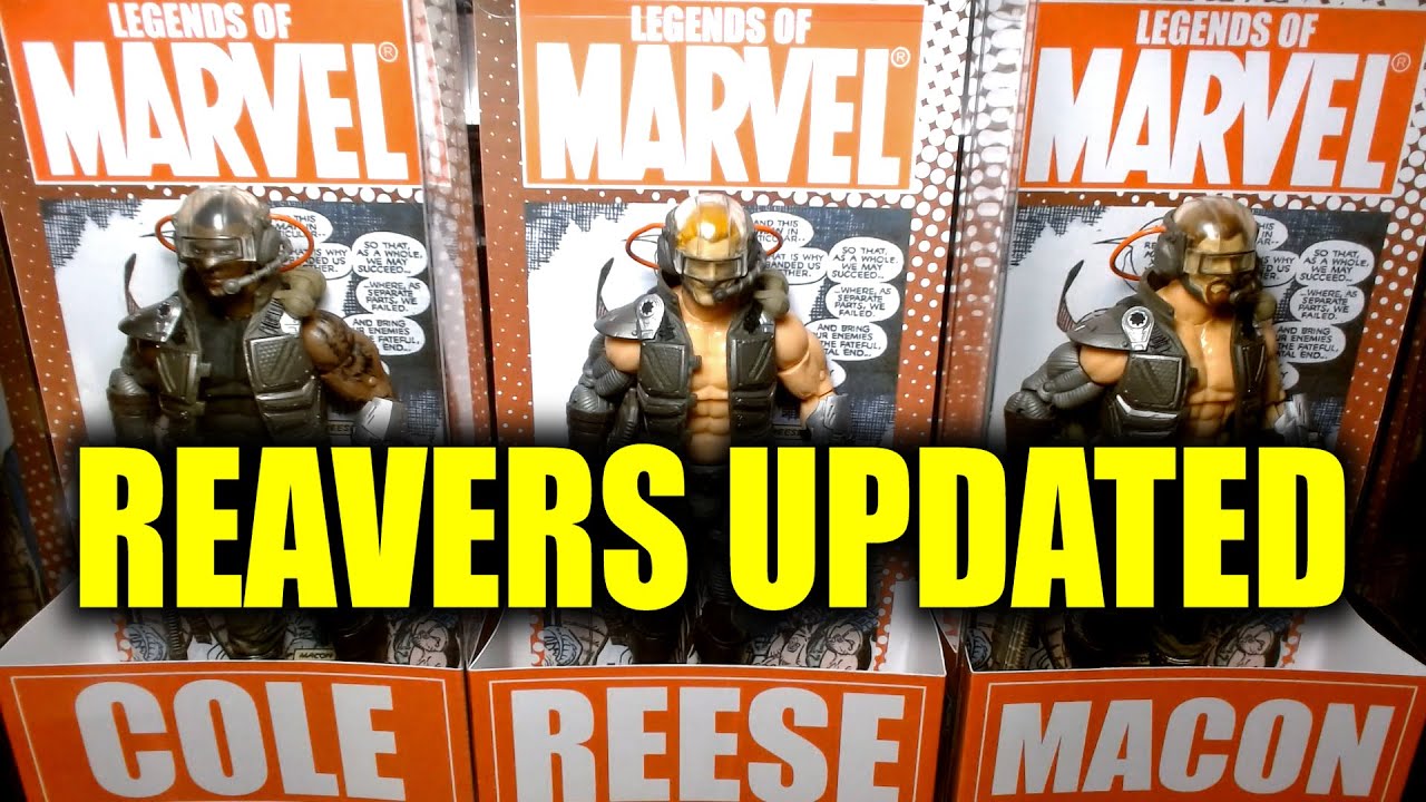Marvel Legends X-Men Reavers Cole Reese Macon Custom Action Figures ...