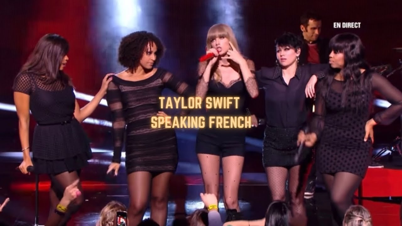 taylor speaking french compilation - YouTube