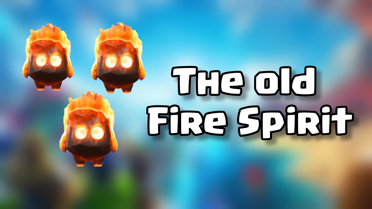 [Clash Royale] The old Fire Spirit was so powerful #clashRoyale - YouTube