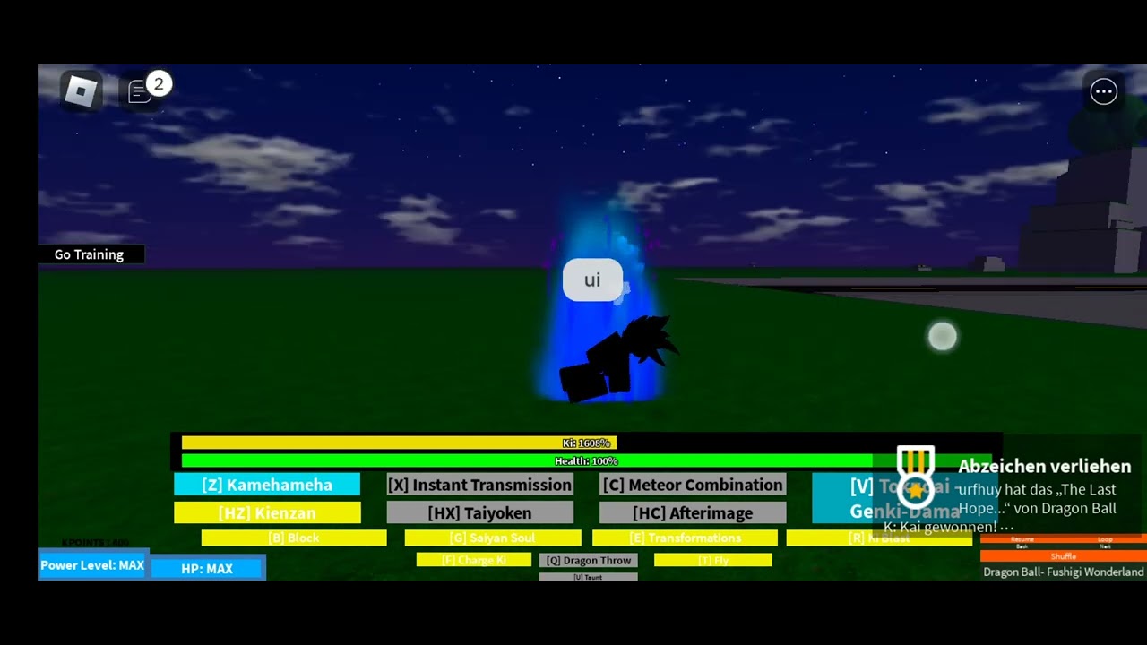 roblox [big upd] dragon ball k: kai ui - YouTube