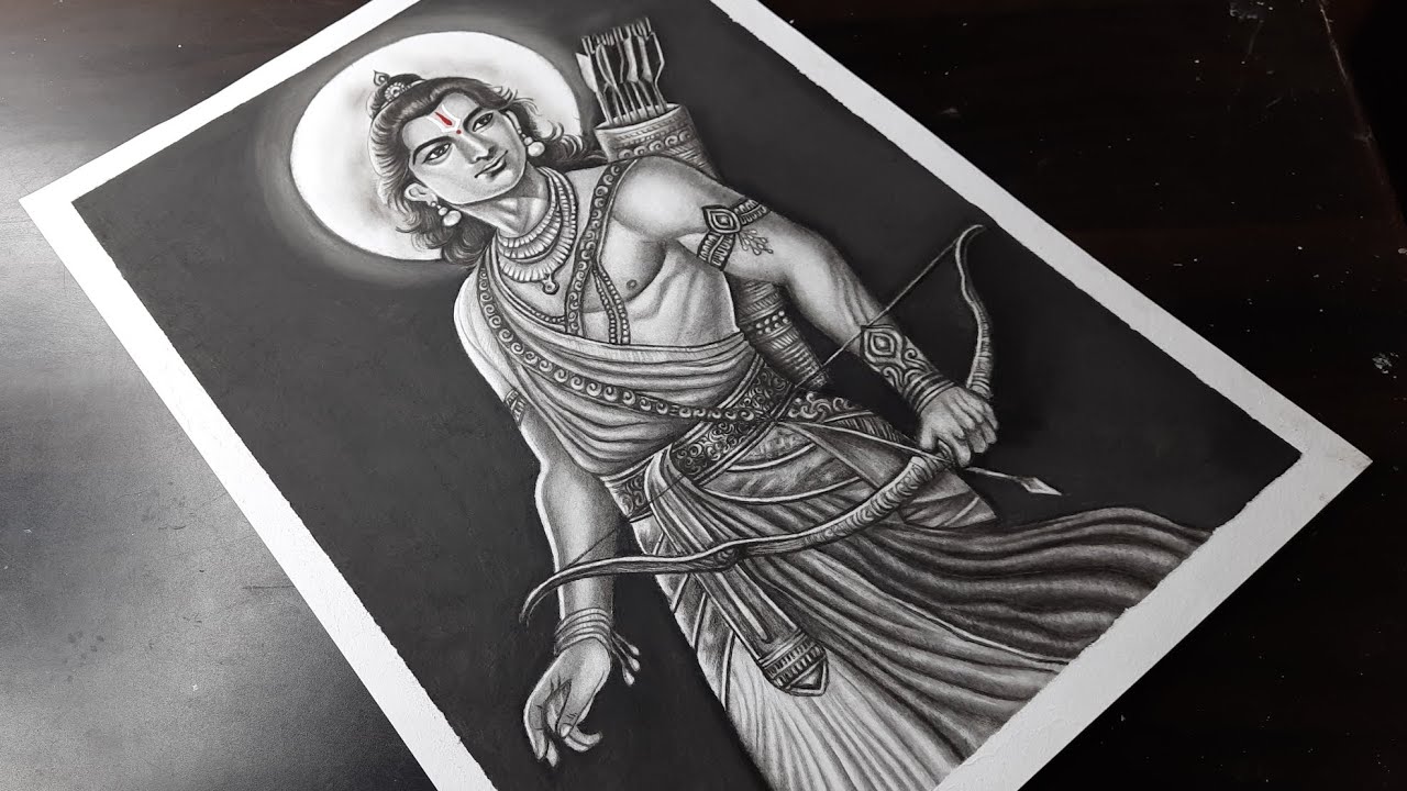 Shree Ram Navami special drawing 🚩/Lord shri Ram Drawing /sri ram ...