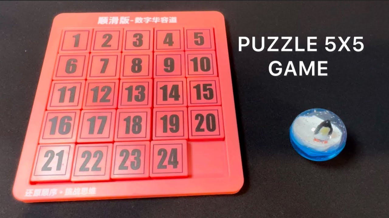 HAU RONG DAO 5X5 BRAINY PUZZLE GAME - YouTube