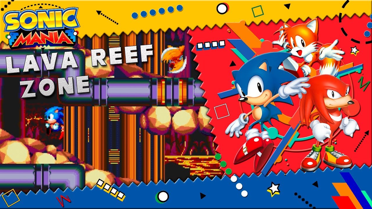Sonic Mania - Lava Reef Zone - Walkthrough [Part 10] - YouTube