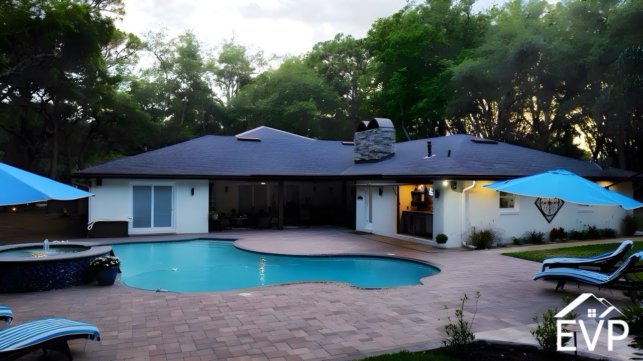 FLORIDA LIVING: MAN CAVE TO POOLSIDE PARADISE - YouTube