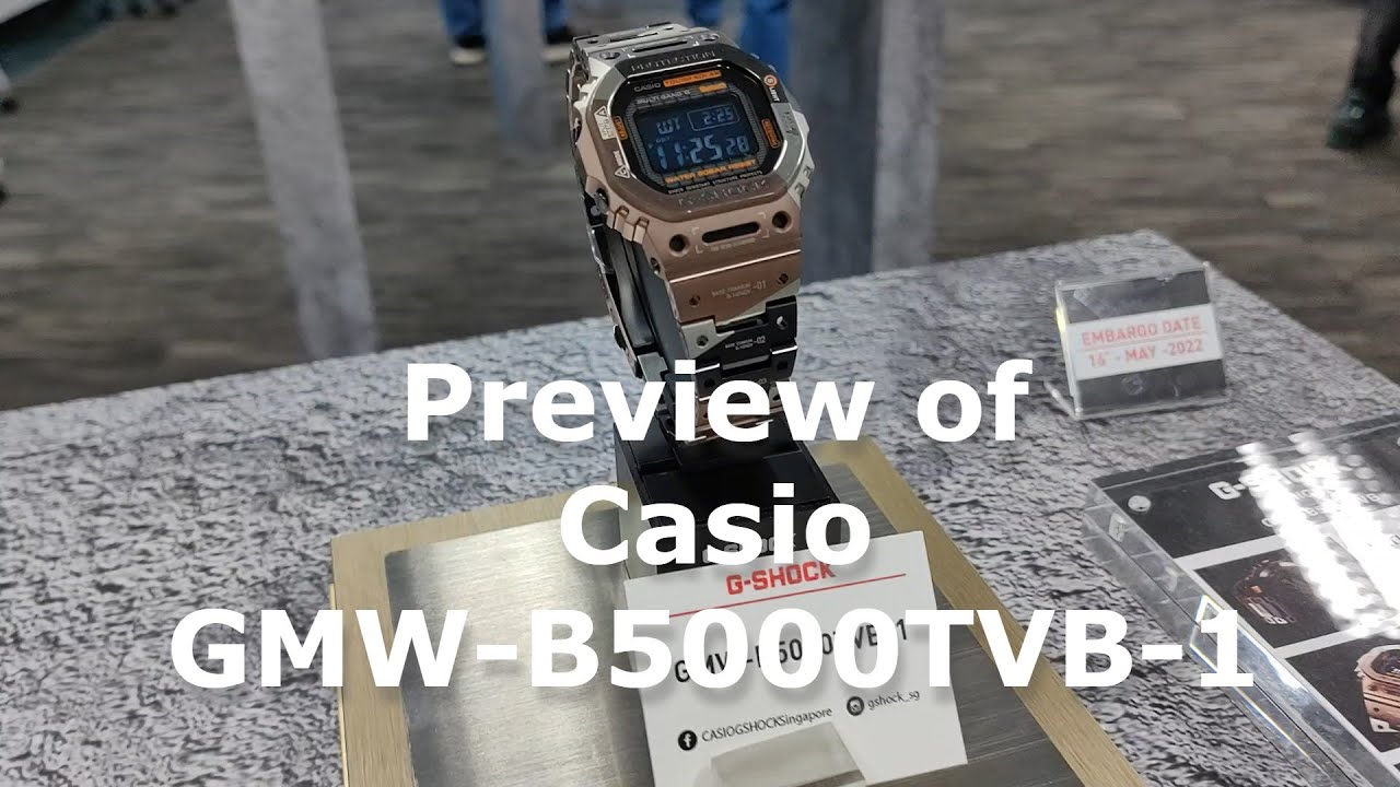 Preview of Casio Solar Powered Titanium Camouflage Watch - YouTube