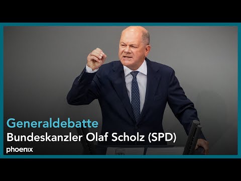 Generaldebatte: Rede von Bundeskanzler Olaf Scholz (SPD) im Deutschen Bundestag am 11.09.24