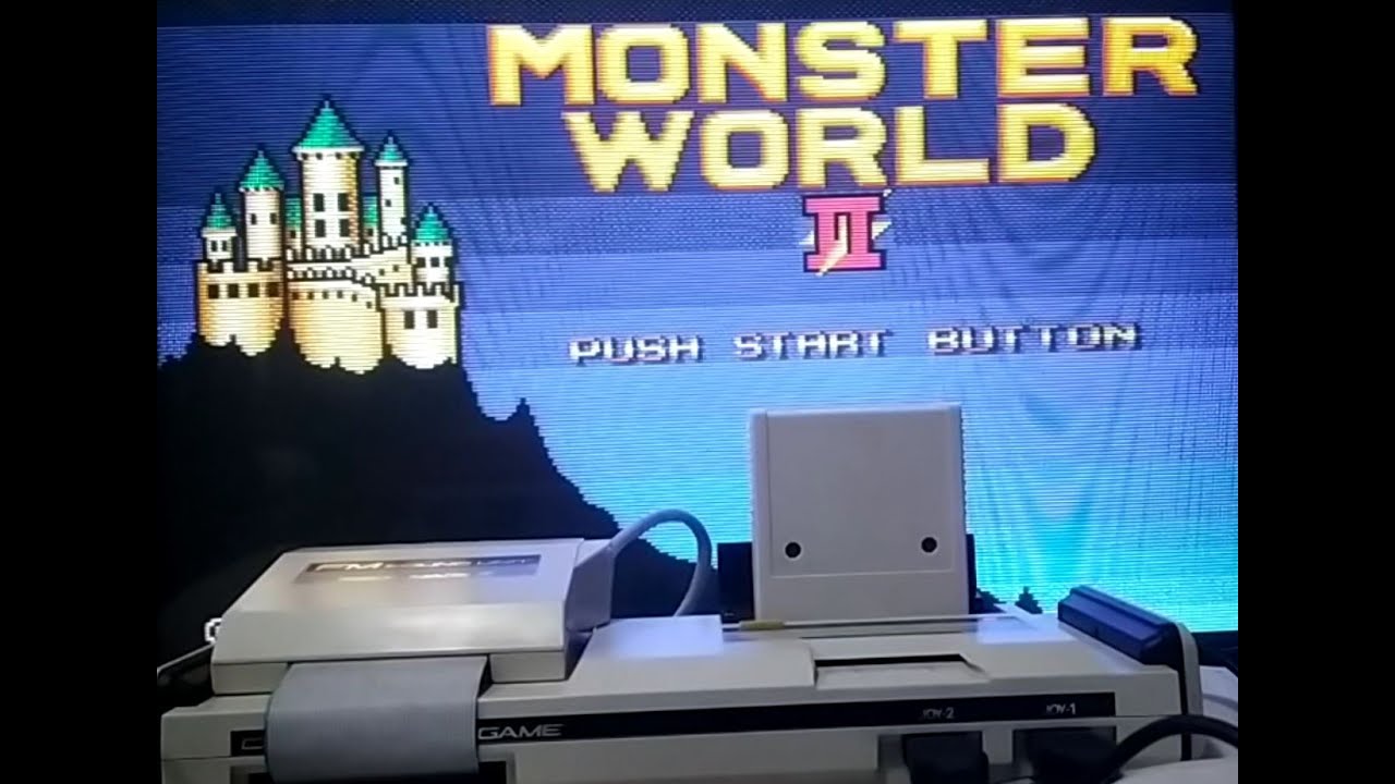 Test MONSTER WORLD II on SEGA MARKIII - YouTube