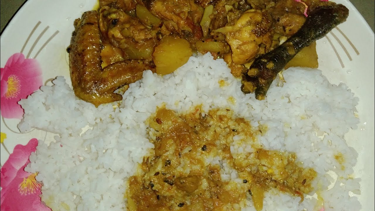 Village life desi murga curry Chicken recipe - YouTube