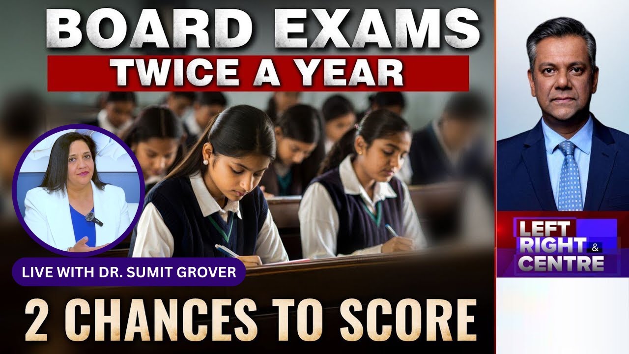 Dr. Sumit Grover Live on NDTV Live News | CBSE Board Exams - YouTube
