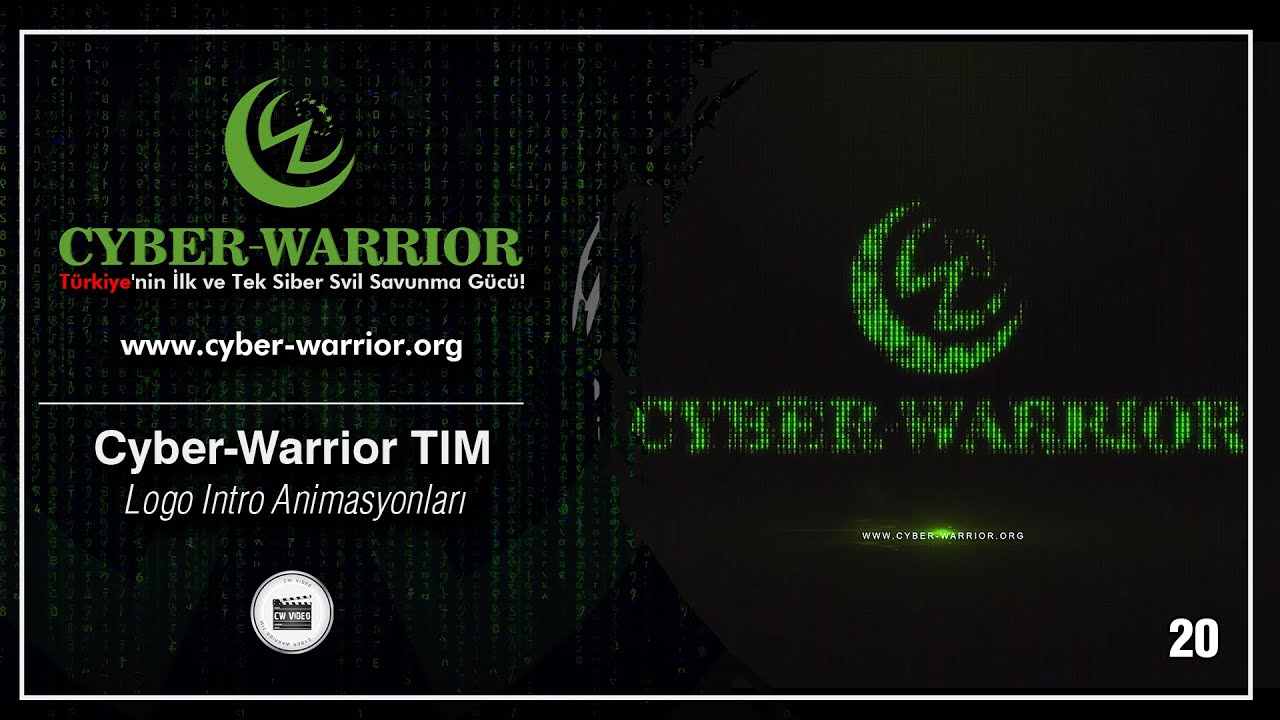 Cyber-Warrior TIM Logo Intro Animasyon – CW20 - YouTube