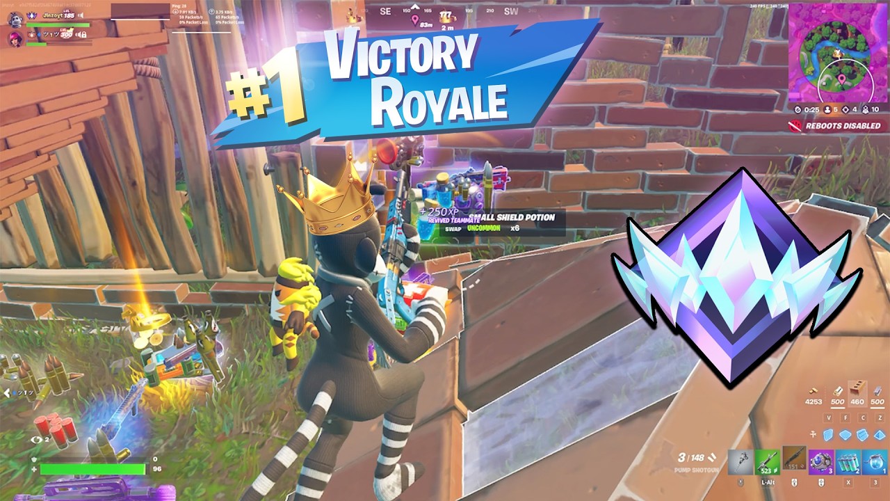 Unreal Rank Victory Royale in Ranked Reload - YouTube