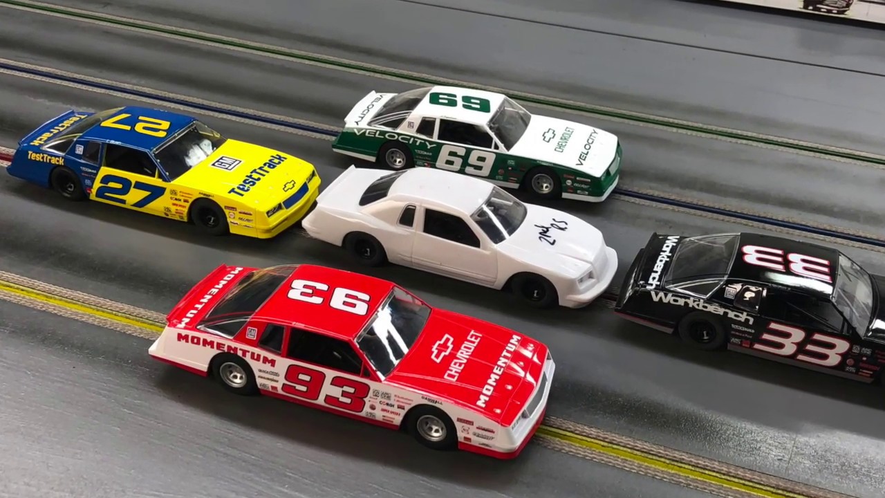 Scalextric Monte Carlo and Thunderbird Quick Test - YouTube