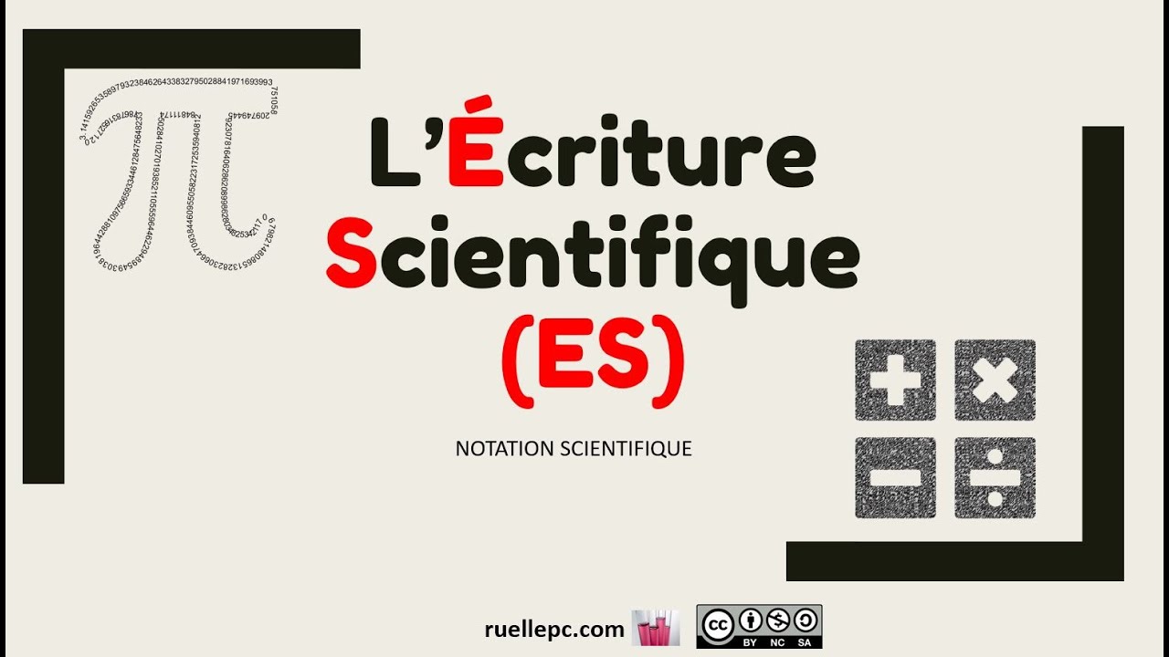 Ecriture scientifique - YouTube