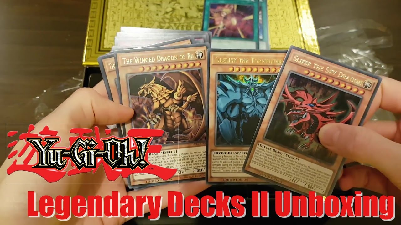 Yu-Gi-Oh! Legendary Decks II | Unboxing - YouTube
