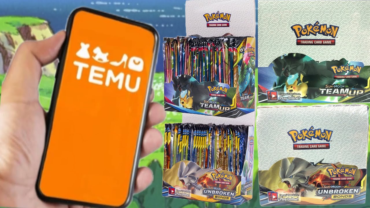 Pokemon Booster box from TEMU ? - YouTube