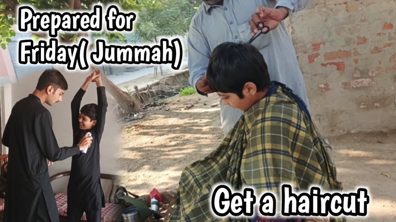 Get READY for Jummah with a Fresh New Haircut! | Ibrahim vlogs - YouTube