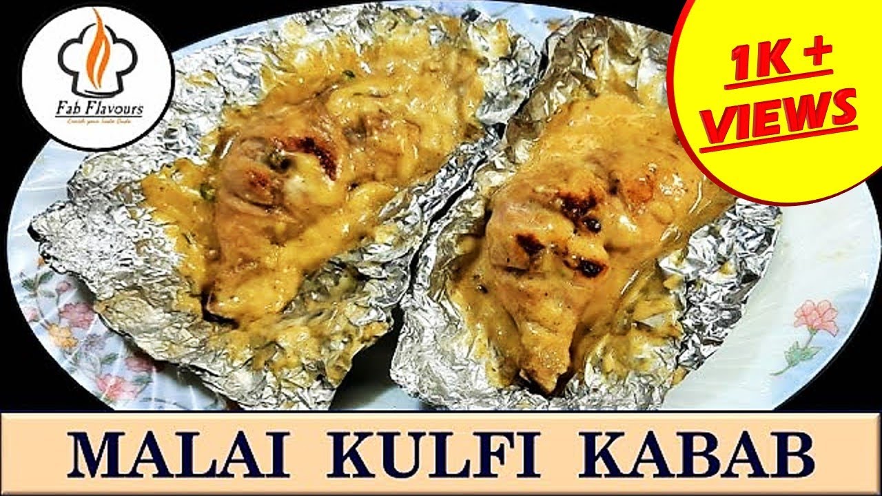 Chicken Malai Kulfi Kebab | Creamy Chicken ki recipe | Restaurant Style ...