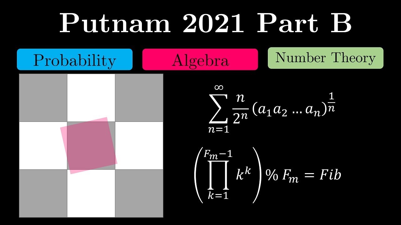 Beautiful Fibonacci problem from Putnam 2021 Math Competition! (B1, B2 ...