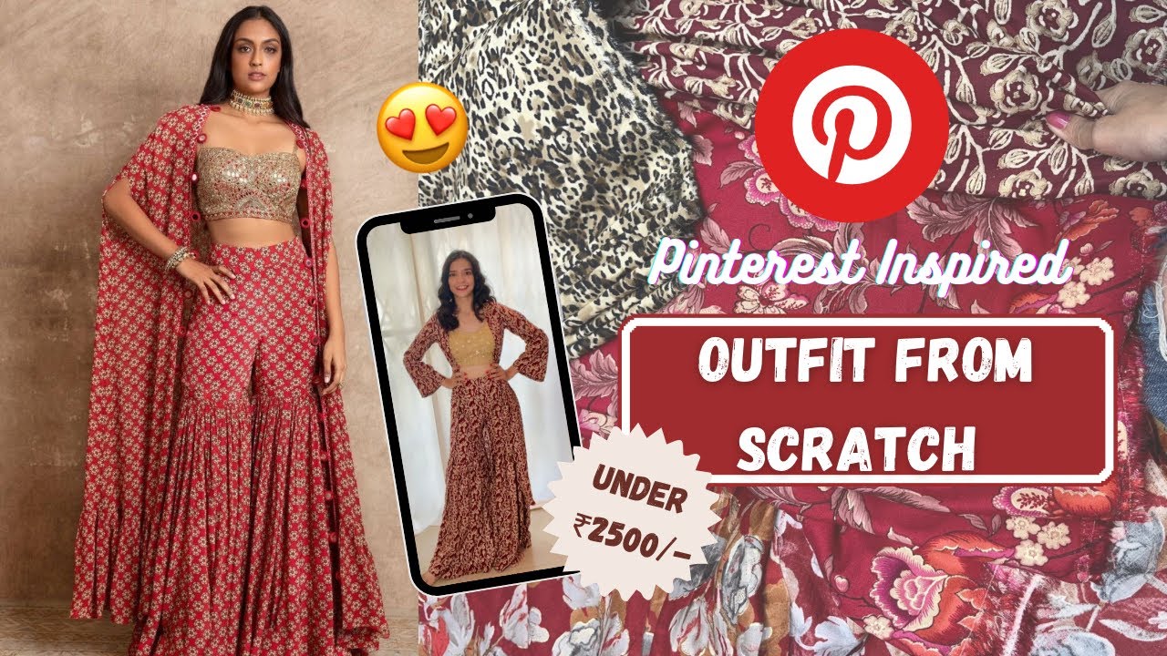 Pinterest Inspired Outfit From Scratch 😍| Outfit Under Budget | Varada ...