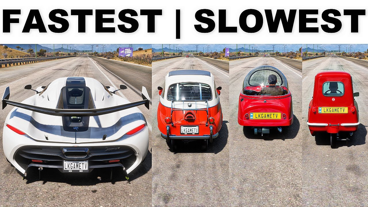 Slowest Car In Forza Horizon 5