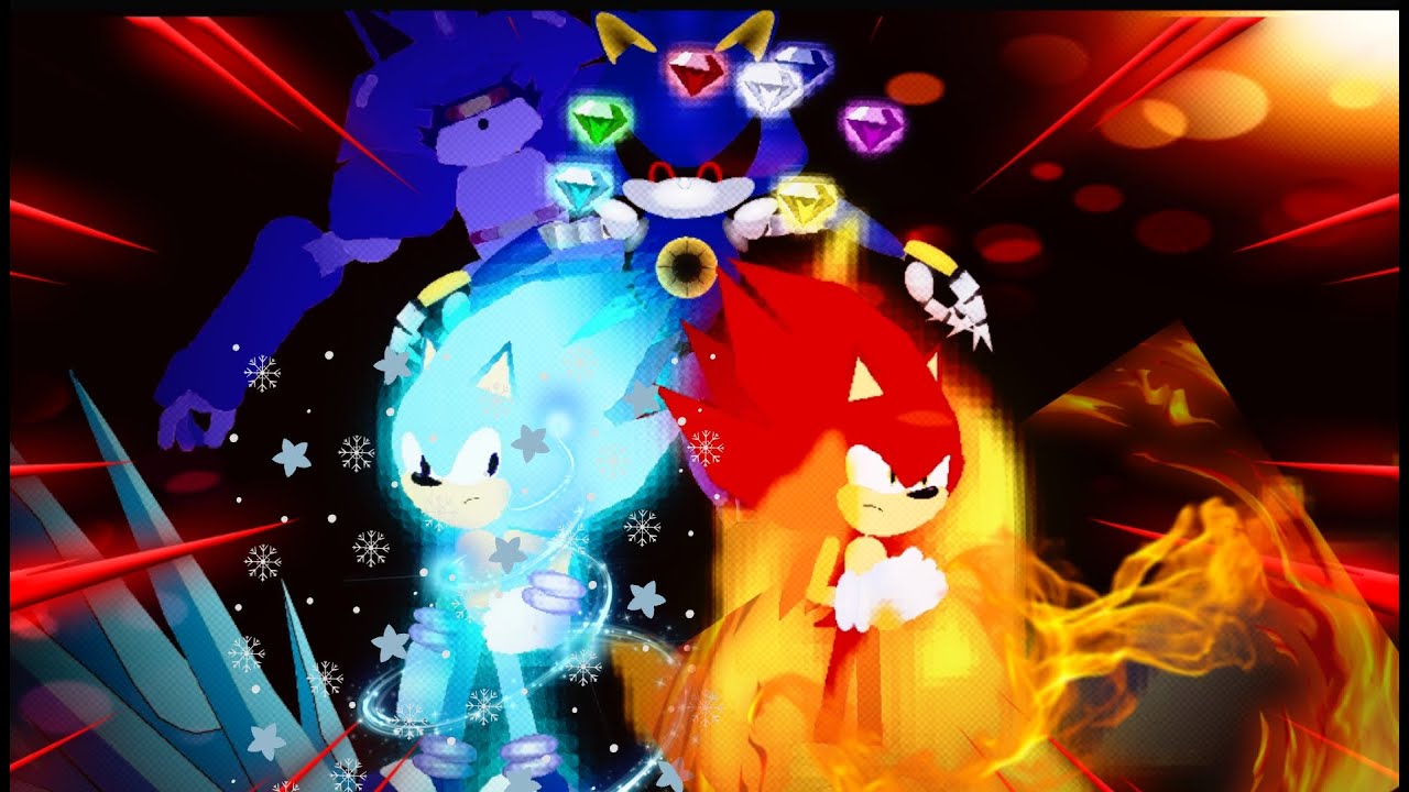 Fire Sonic Vs Ice Shadow