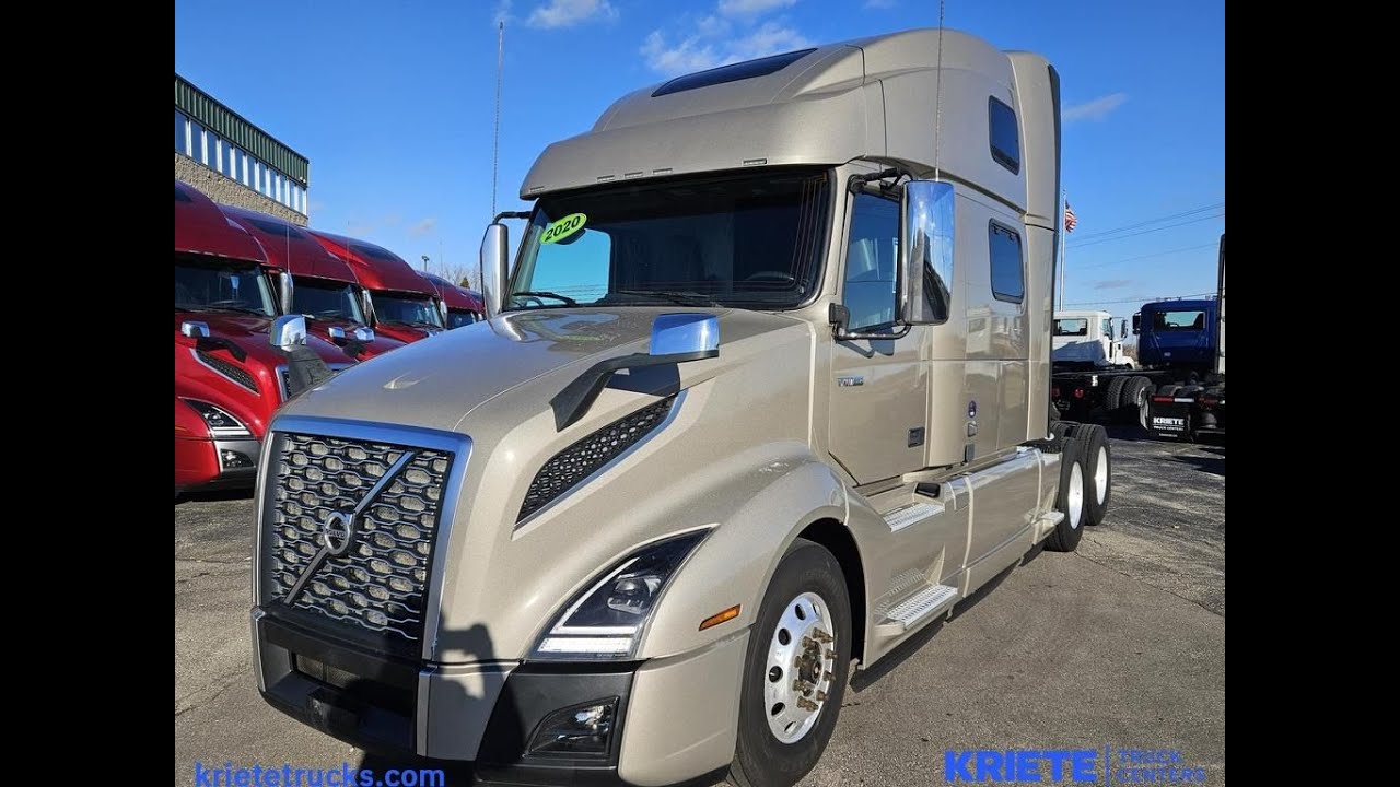 2020 VOLVO VNL64T860 WITH WET BATH SYSTEM - TAN (V266024UL) - YouTube