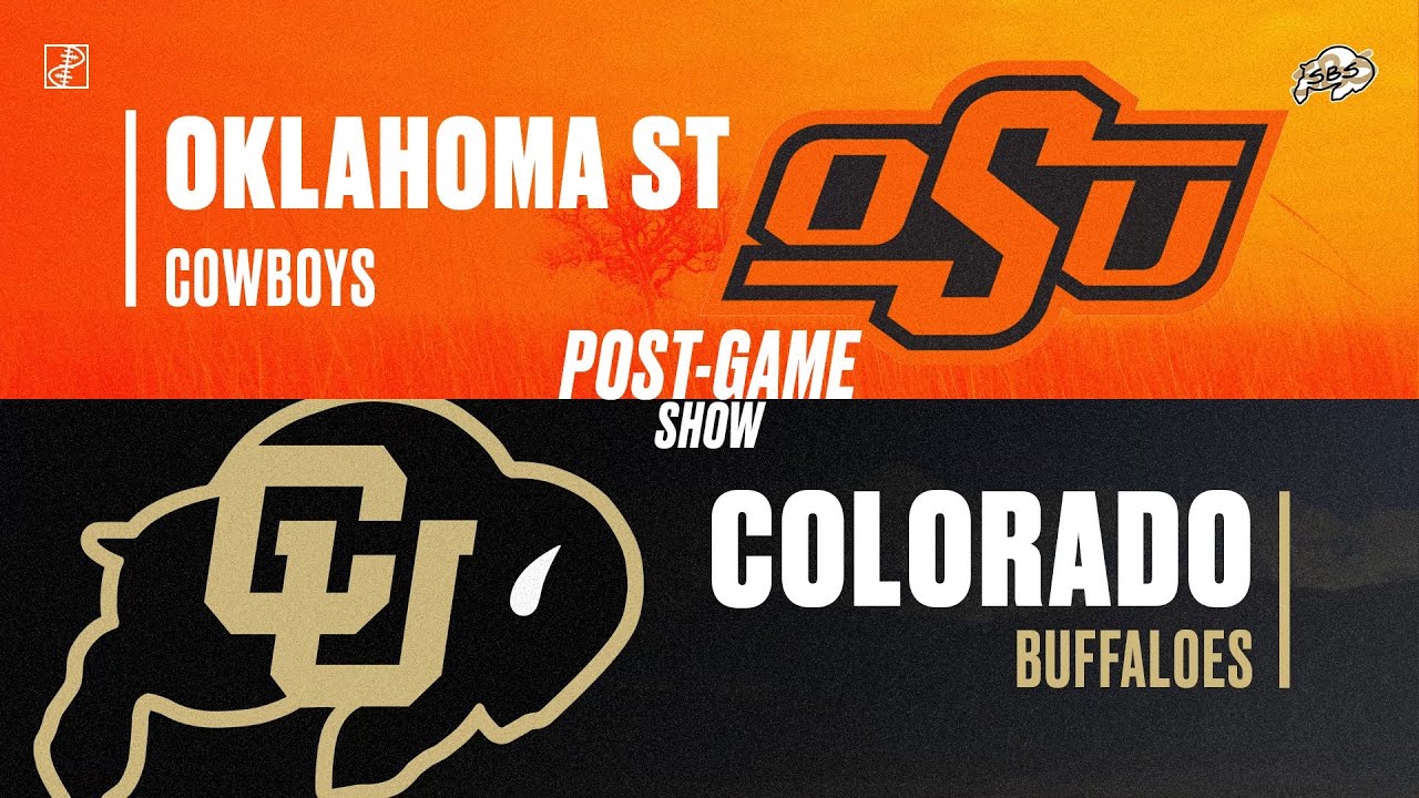 OKLAHOMA STATE AT COLORADO | POST-GAME SHOW | Sko Buffs Sports - YouTube