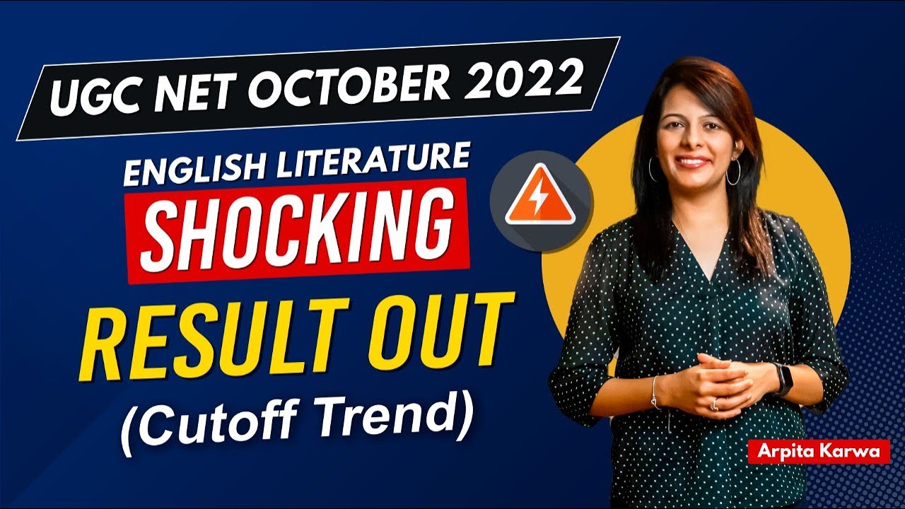 UGC NET ENGLISH 2022 RESULT OUT | Shocking Cut-Off | Big News | UGC NET ...