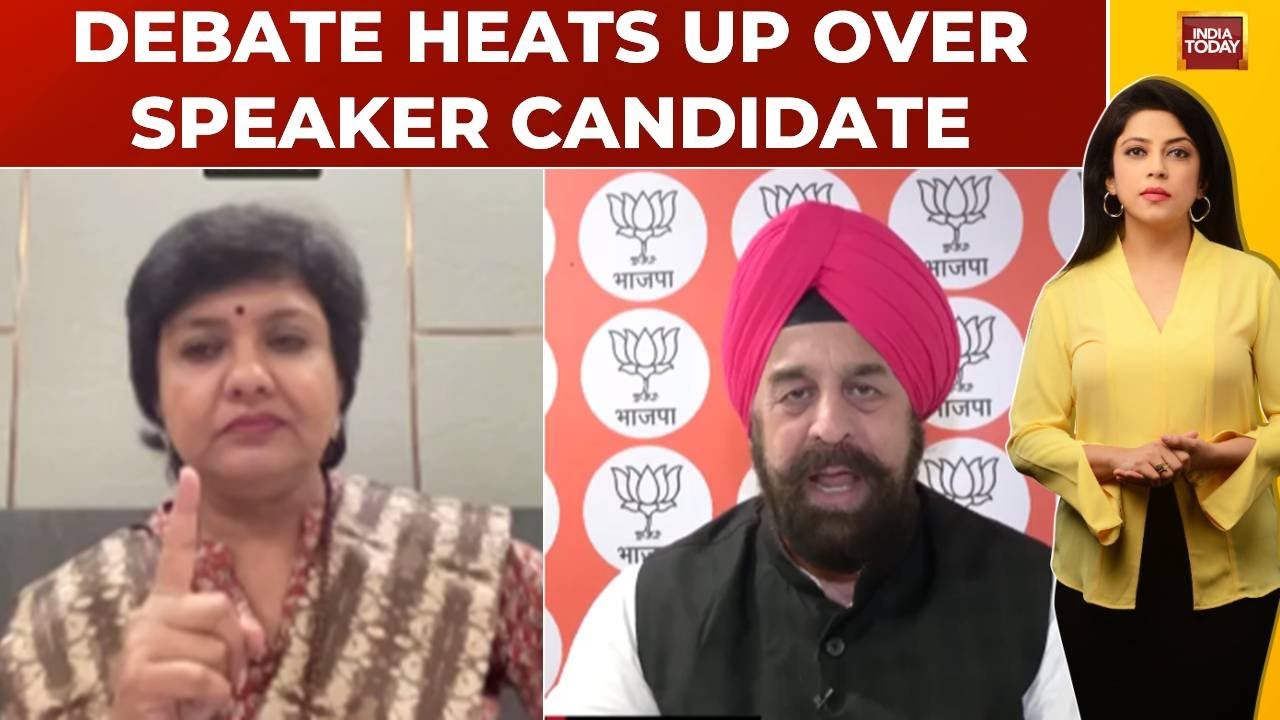 Heated Debate Between BJP And Congress Spokespersons Over Lok Sabha ...
