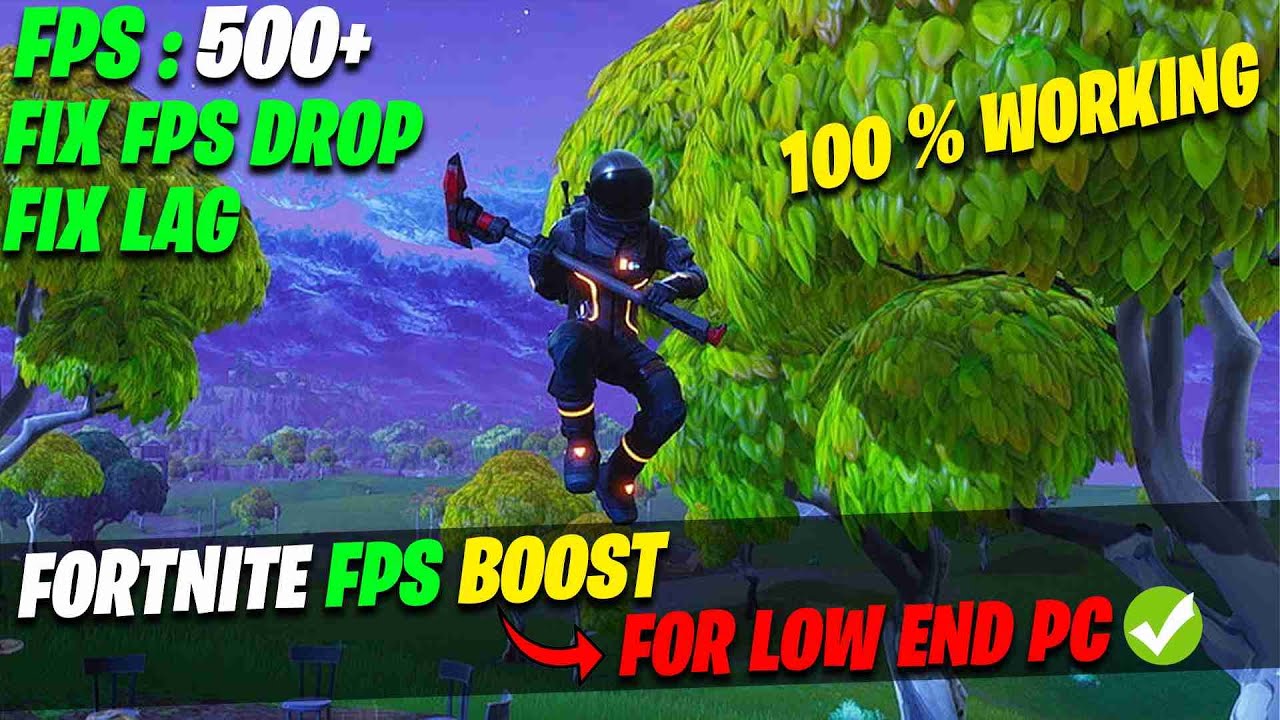How To BOOST FPS On LOW END PC in Fortnite Chapter 4 ( Fix Delay & Fix ...