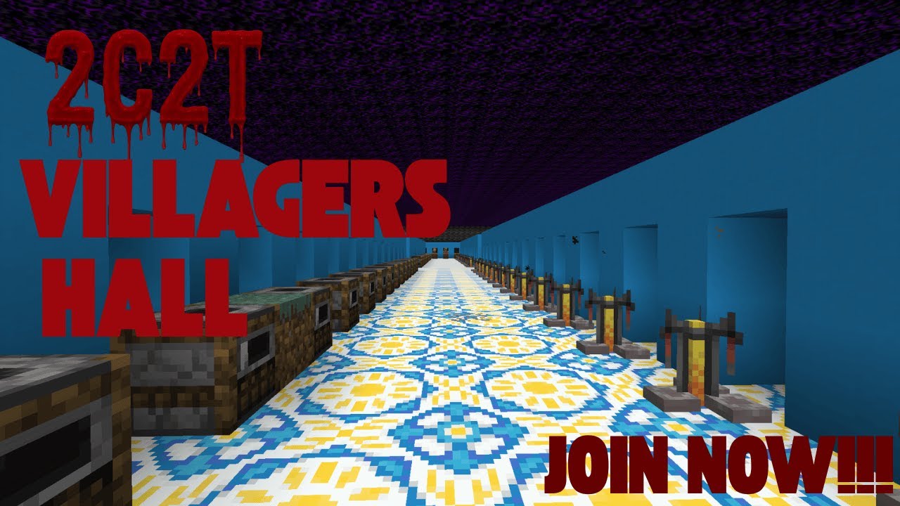 Massive Villager Hall in 2C2T – Minecraft’s Craziest Anarchy Server ...