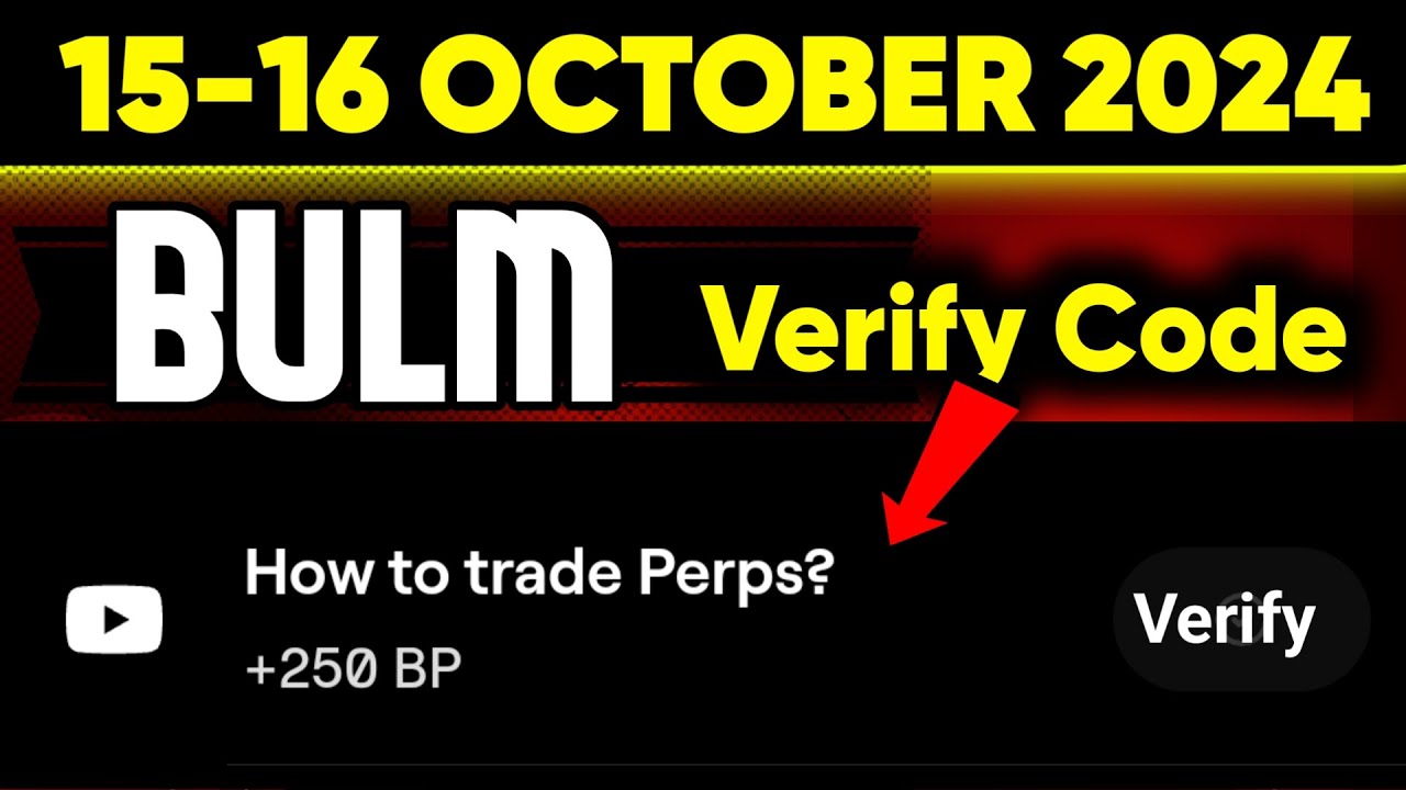 How to trade perps? | BLUM New VIDEO Verify Code | Earn 250 BP - YouTube