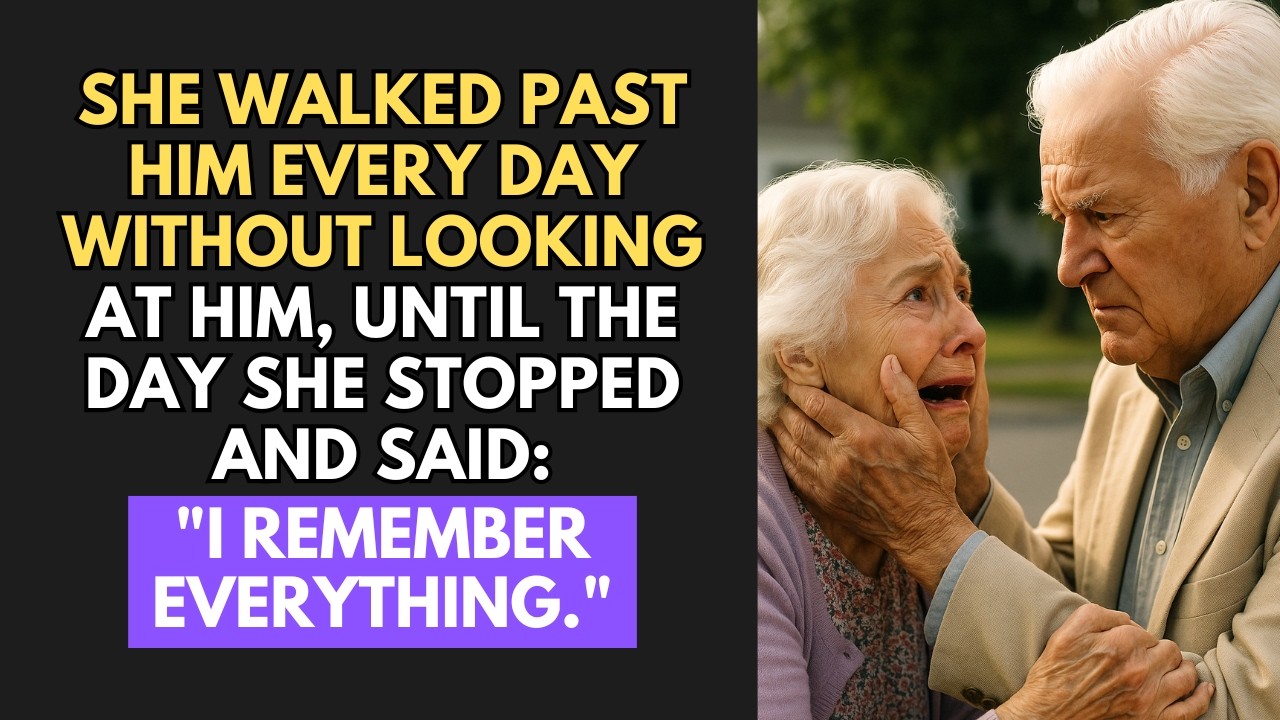 She Walked Past Him Every Day Without Looking at Him, Until the Day She ...