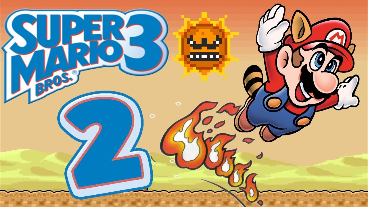 SUPER MARIO BROS. 3 🍁 #2: Angry Sun brennt in Desert Hill - YouTube