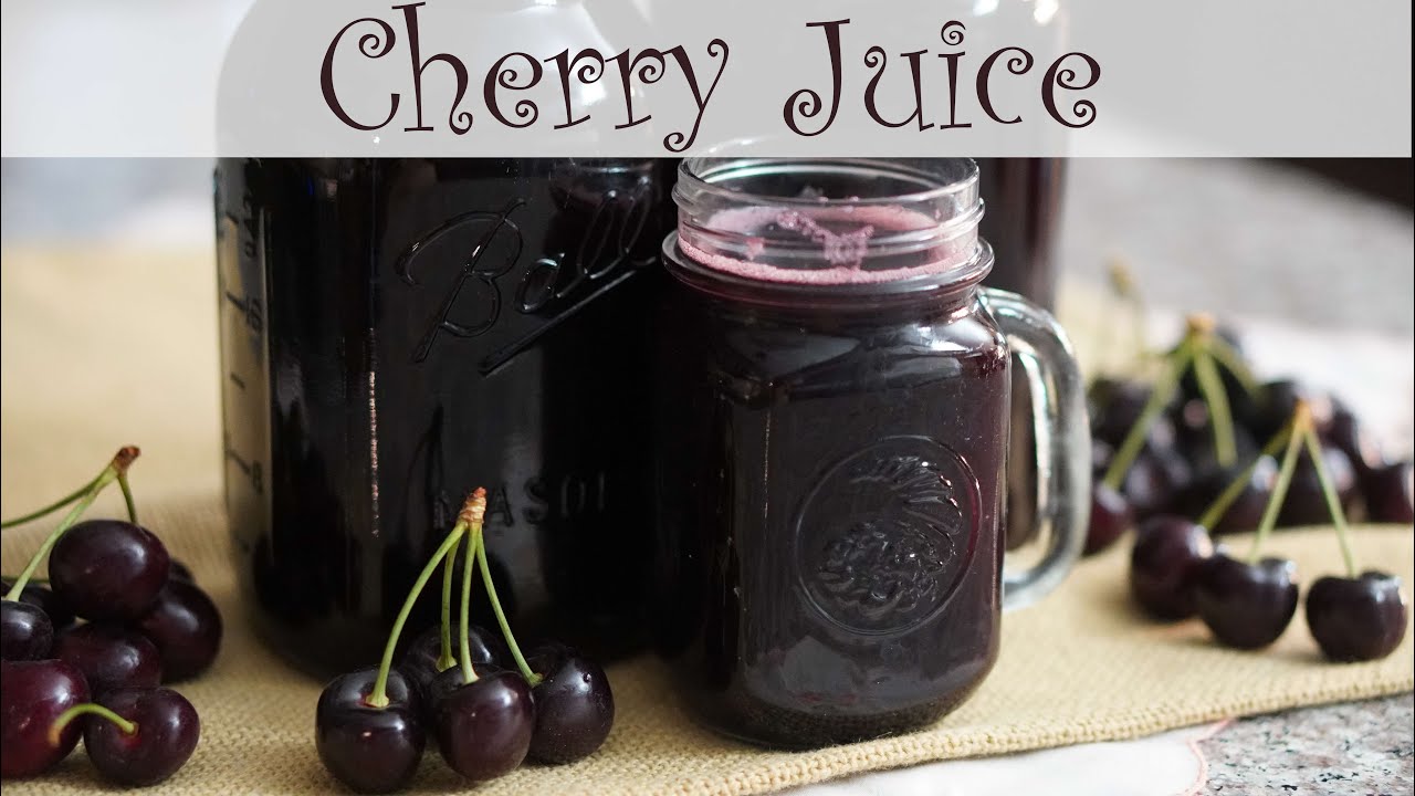Make Cherry Juice at Home Canning Tutorial - YouTube
