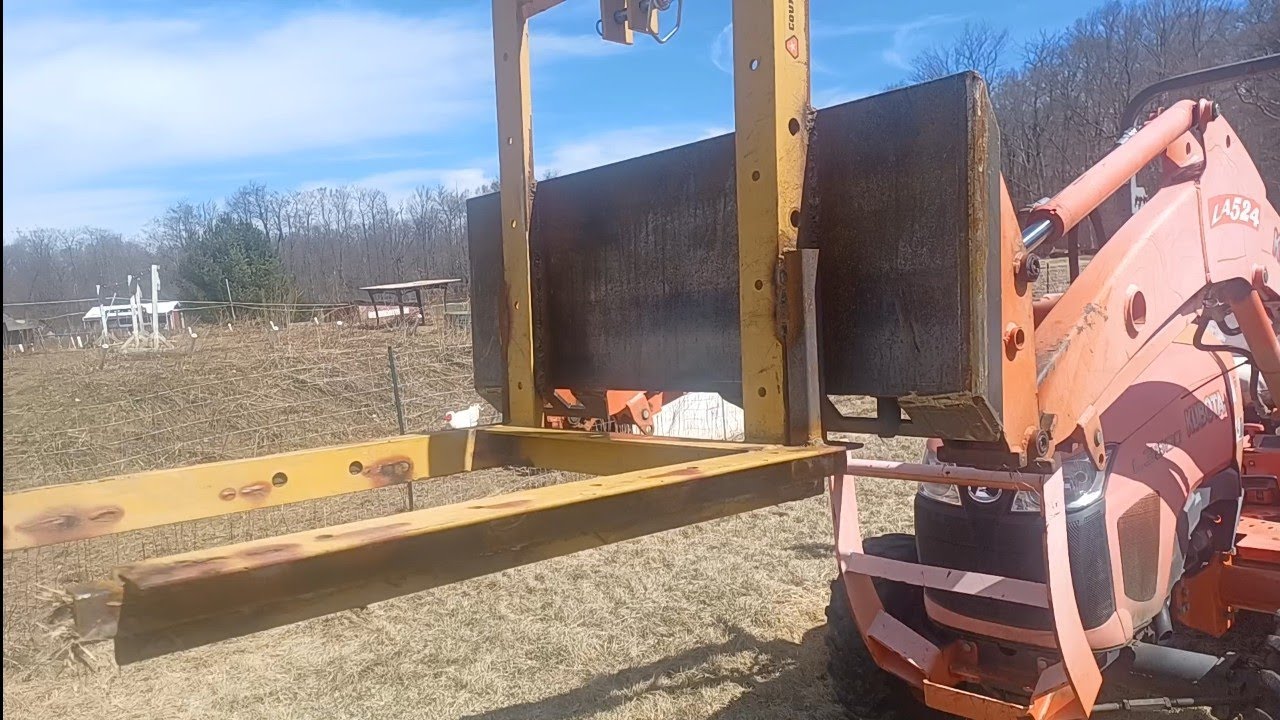 welding Country Line Carry-All into Log Forks - YouTube