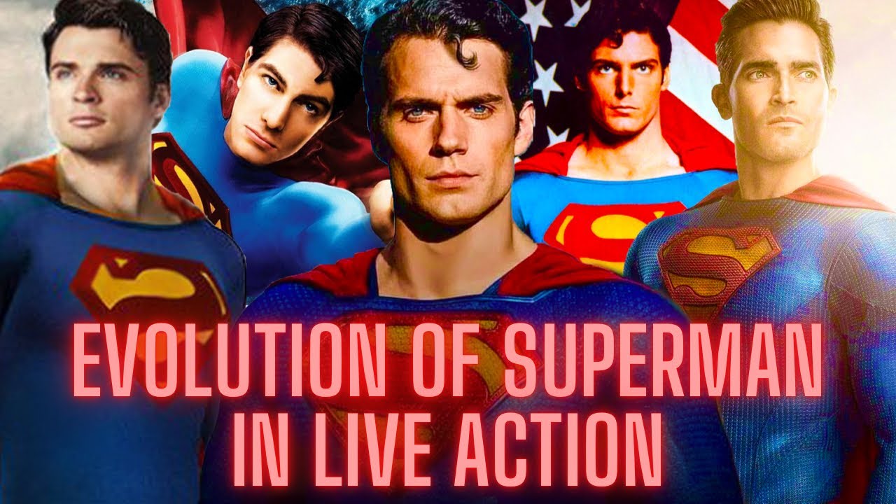 Evolution of Superman in Live Action - Man of Steel, Justice League ...