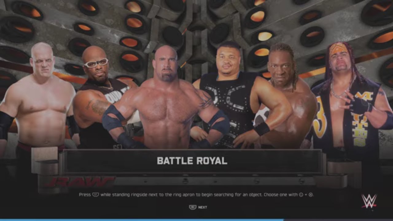 WWE 2K25 Goldberg VS D'Lo, D-Von, Jamal, Kane, Booker T Req. 6-Man ...