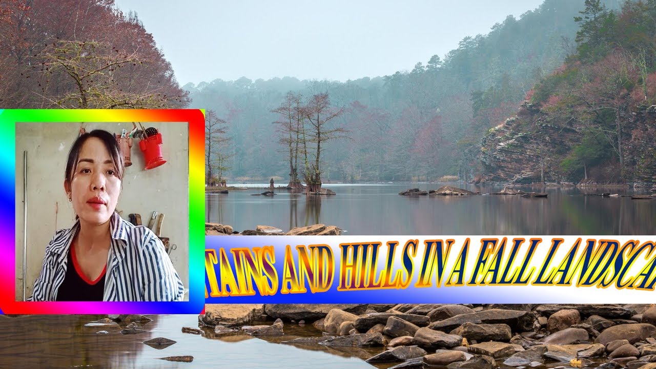 HOW TO DRAW MOUNTAINS AND HILLS IN A FALL LANDSCAPE - YouTube
