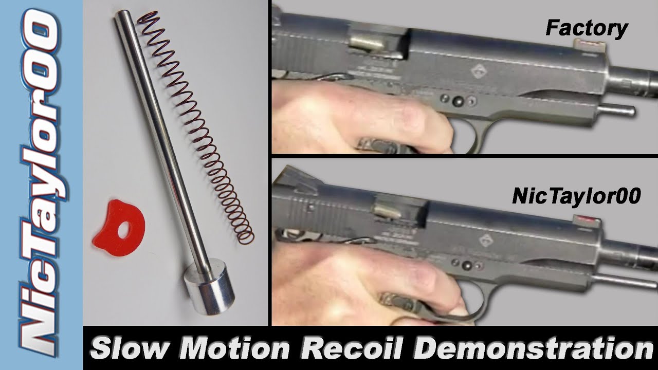 GSG Slow Motion Recoil Guide Rod Demo - YouTube