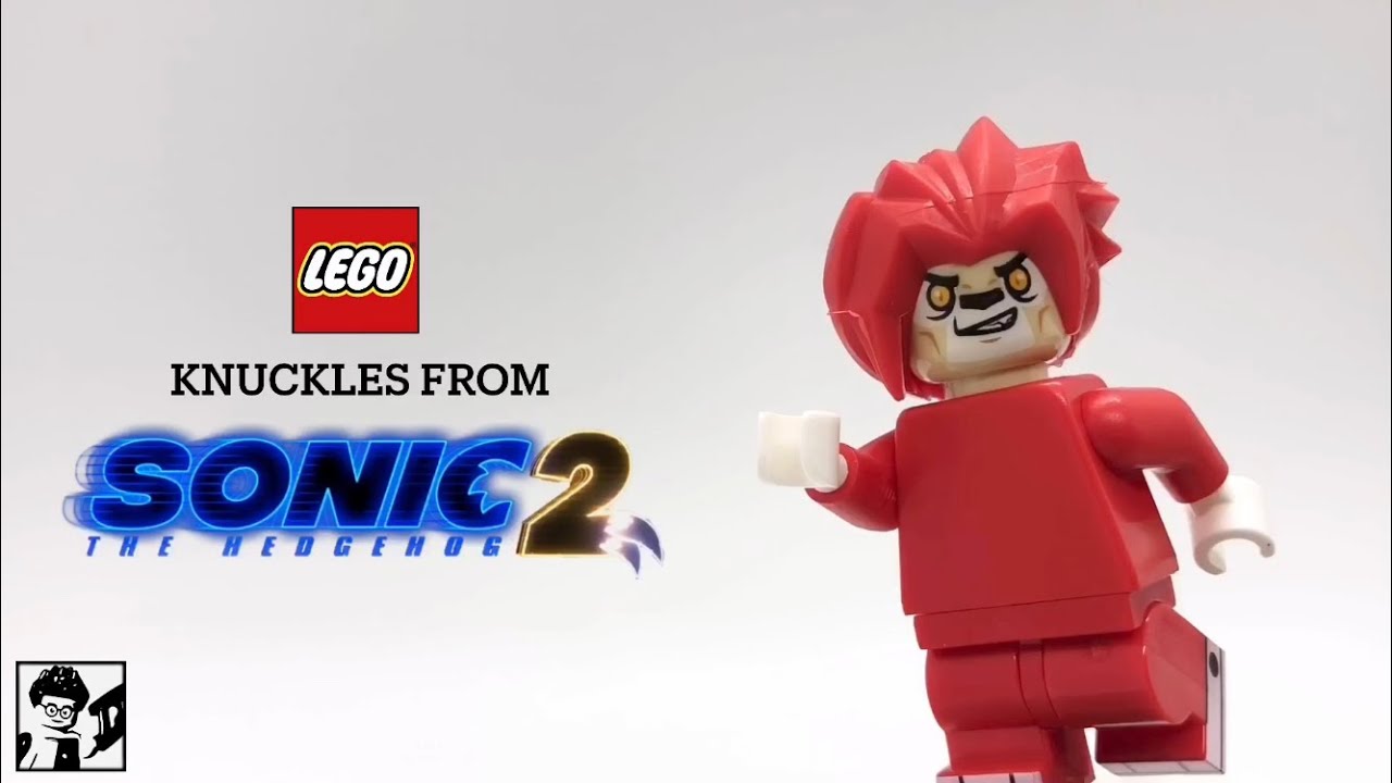 LEGO Knuckles Custom Minifigure from Sonic the Hedgehog 2! - YouTube