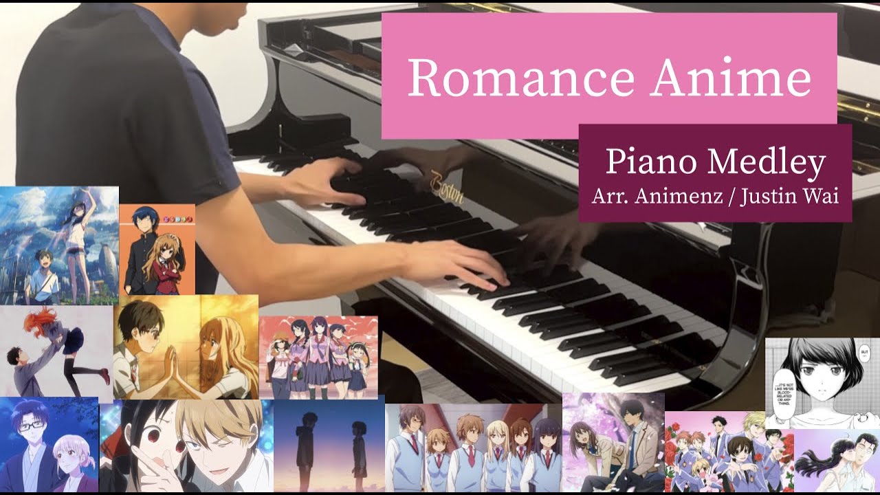 Romance Anime Songs [Piano Medley] Kaguya-Sama, Your Name, Wotakoi ...