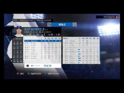 RBI Baseball 19 - Kansas City Royals Roster - All Players Ratings ...