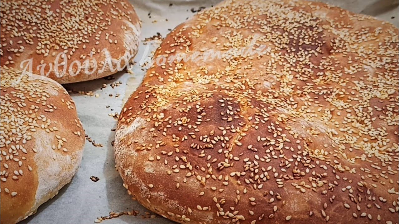 Λαγάνα φουρνιστή | Σπιτική λαγάνα παραδοσιακή απλή συνταγή με αλεύρι ...
