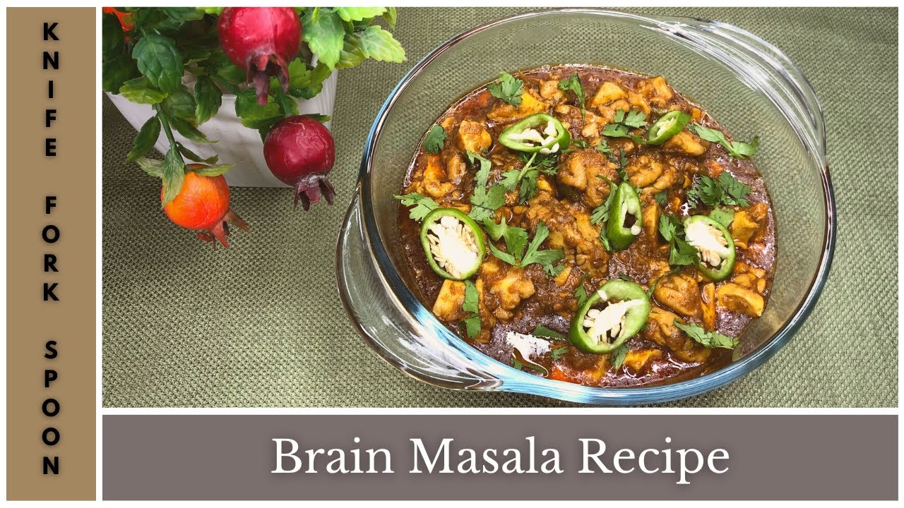 Brain Masala Recipe | Bakra Eid Special Magaz Masala Recipe | By Knife ...