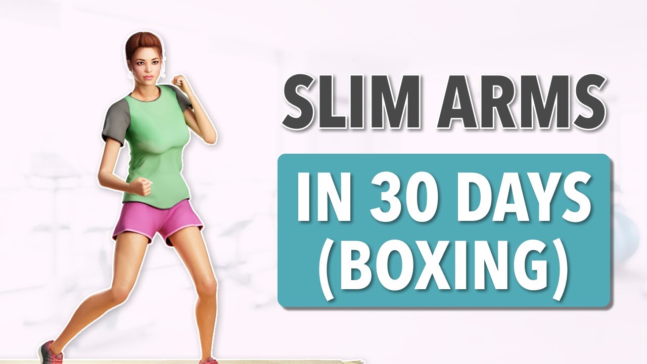 Slim Arms In 30 Days | Standing Cardio Workout (No Equipment) - YouTube