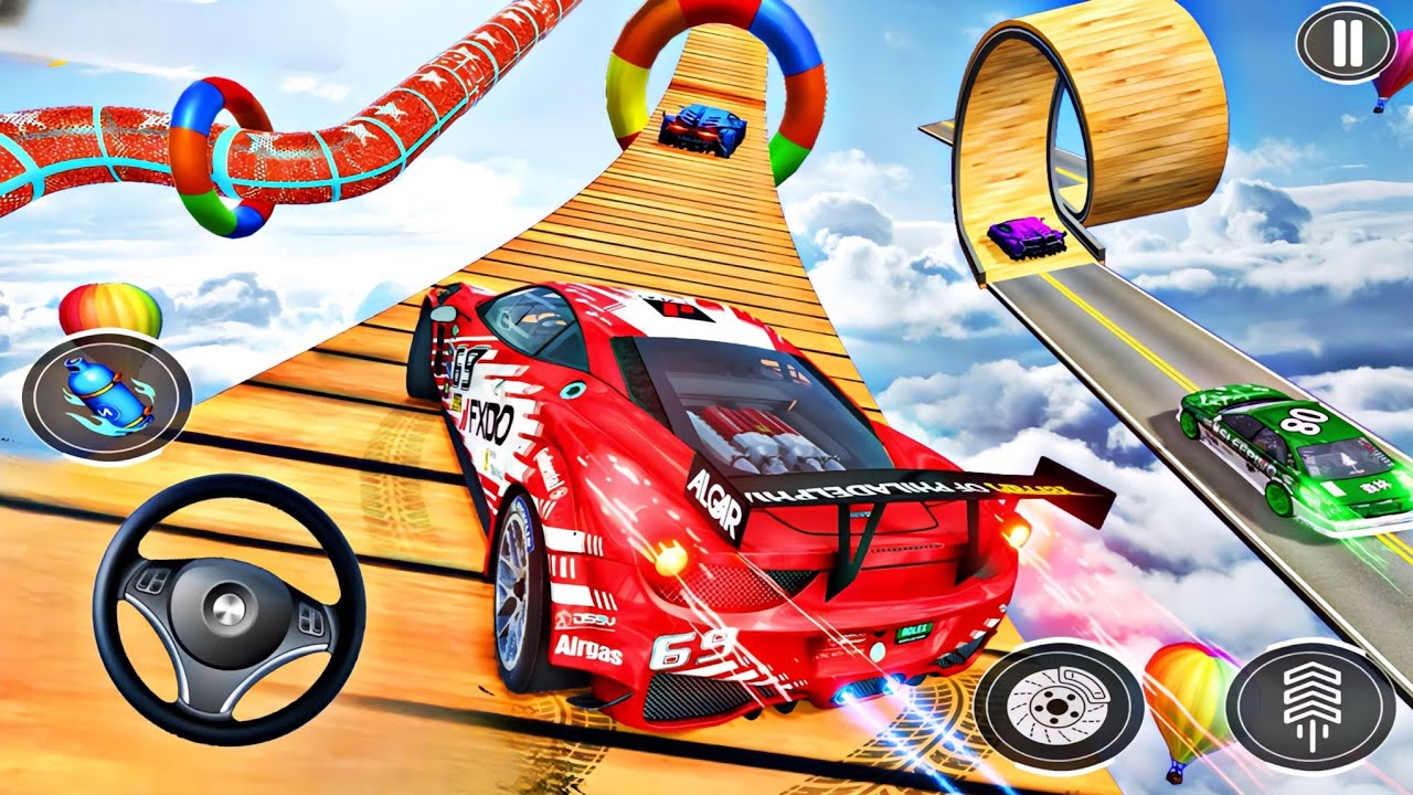 Muscle Car Stunts Mega Ramp 3D - Xtreme Ramp Car Stunt Game - Android ...