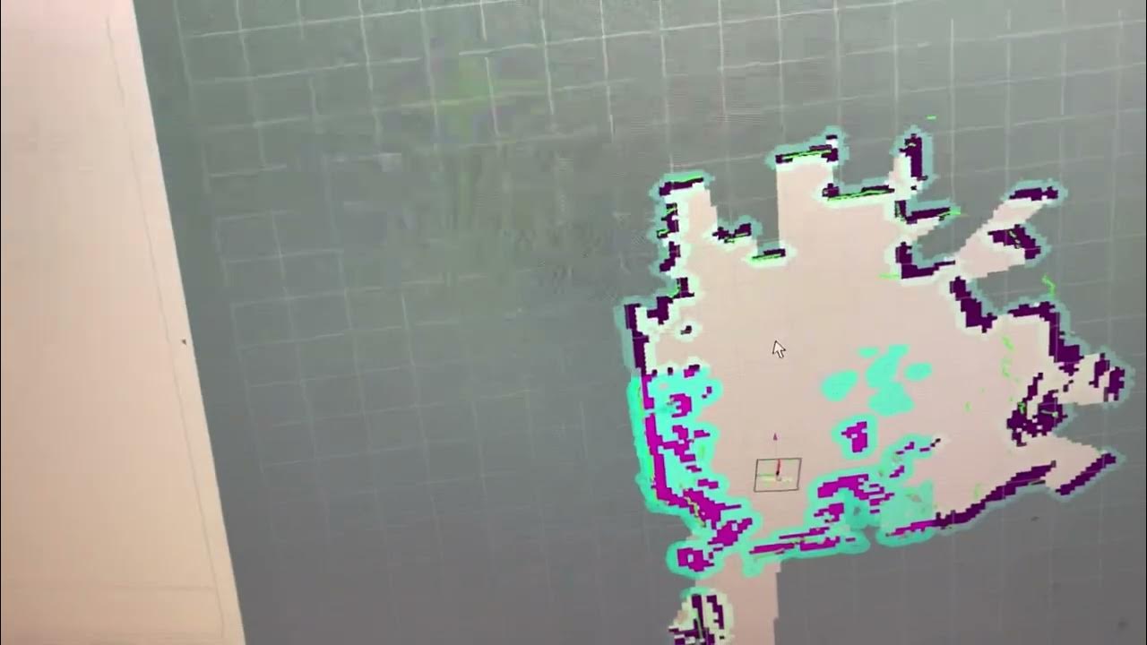 Agv robot mô hình robot điều hướng dẫn đường tự động ứng dụng lidar - YouTube