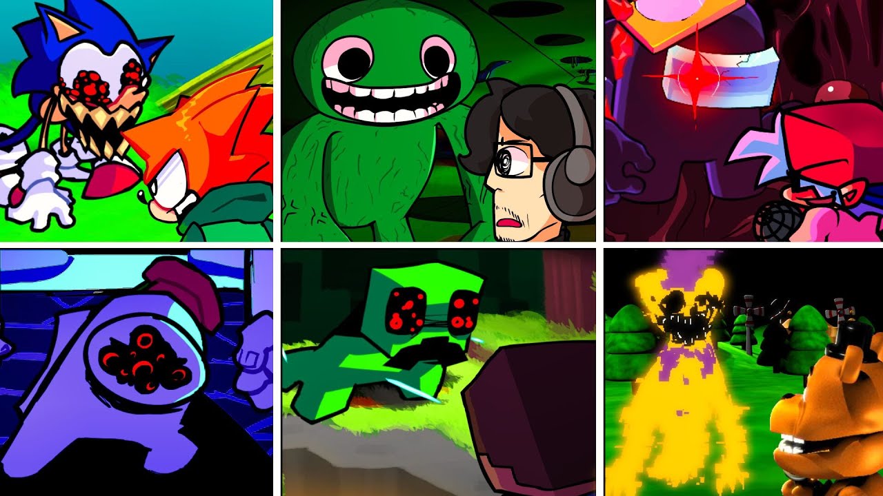 GAMEBREAKER but Every Turn a Different Mod Changes!! (FNF Gamebreaker ...