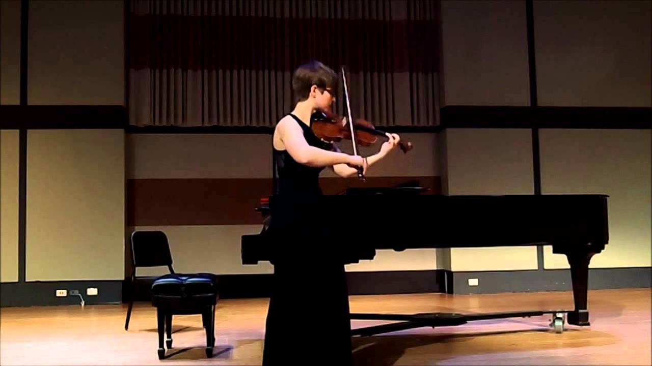 Bach Violin Sonata No 2 in a, BWV 1003 Andante, Allegro - YouTube